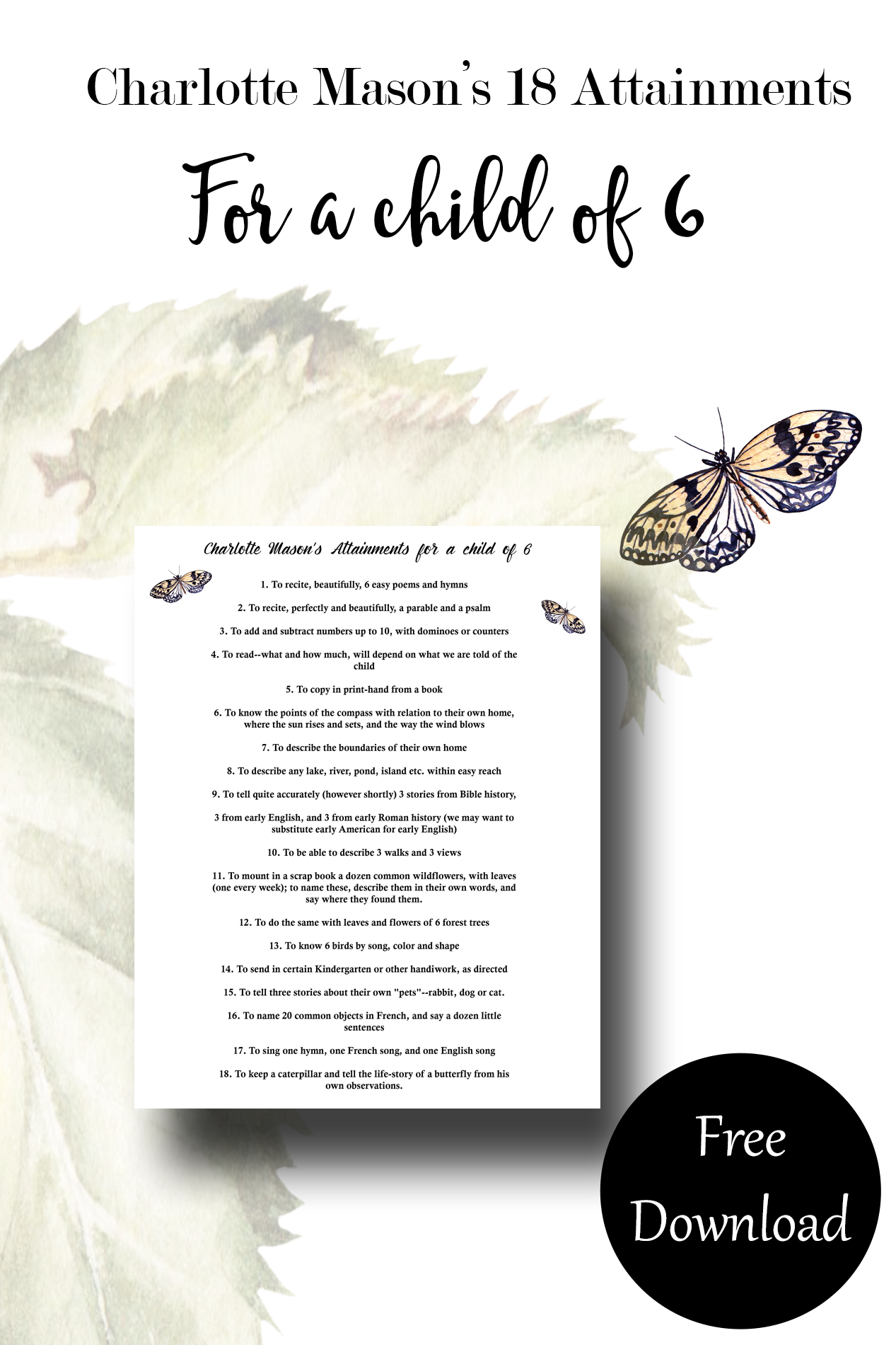 Evening Routines for Charlotte Mason Families